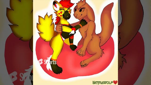 HYENA Firebae and Kangaroo Haron on big Red balloon