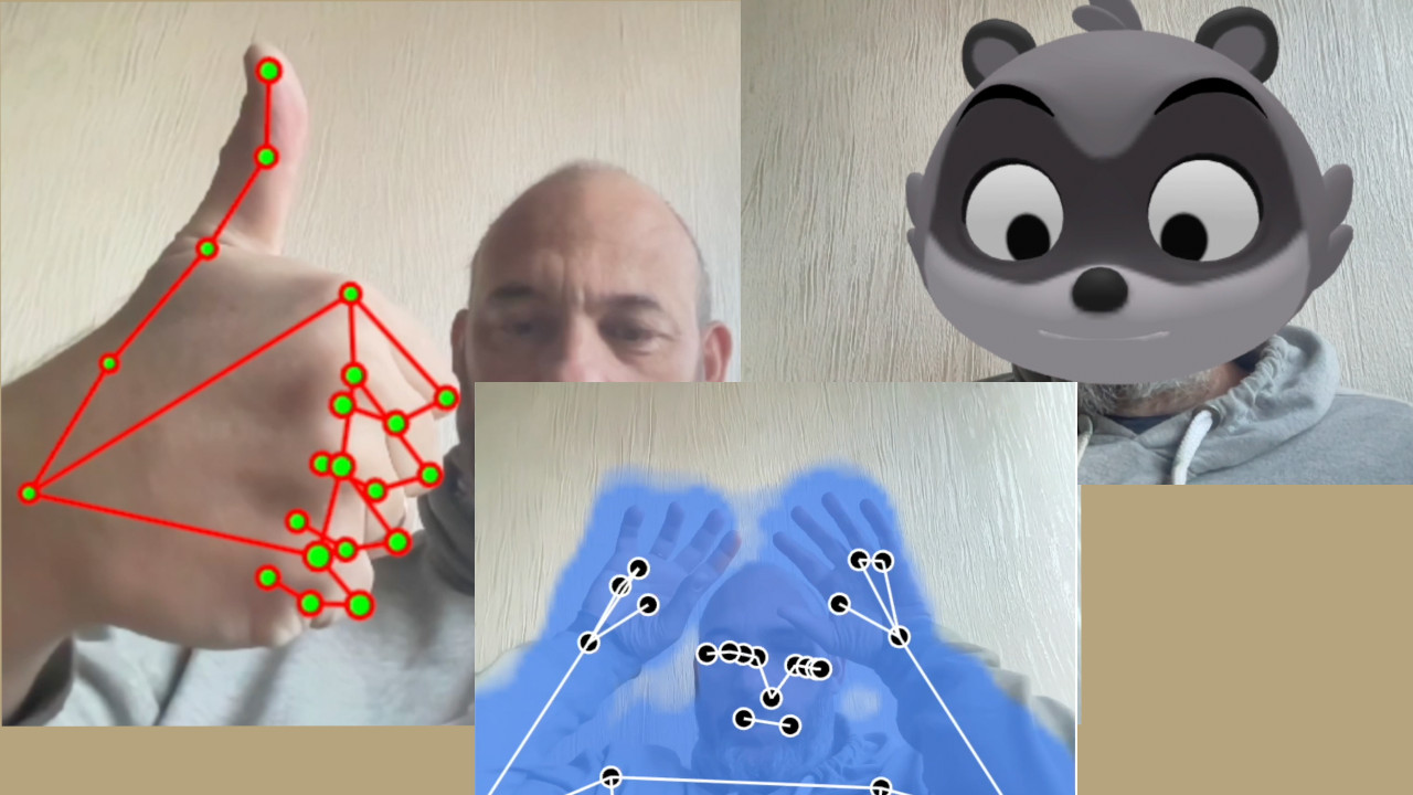 Просто играем с  mediapipe)). Распознавание поз, лица и жестов