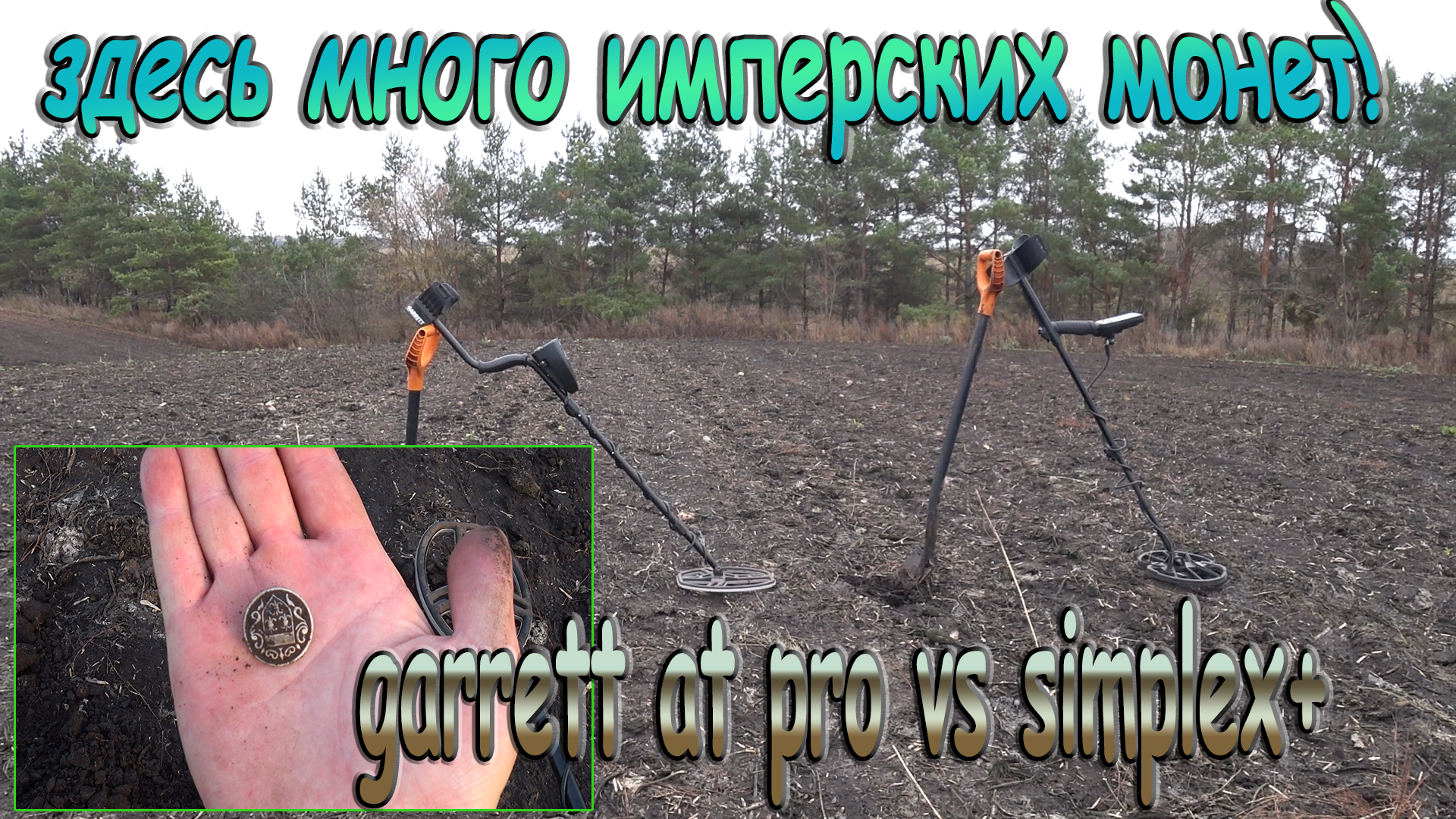 Коп имперских монет! Garrett at pro, против simplex +! Почему у него находки прут, а у меня - нет?((