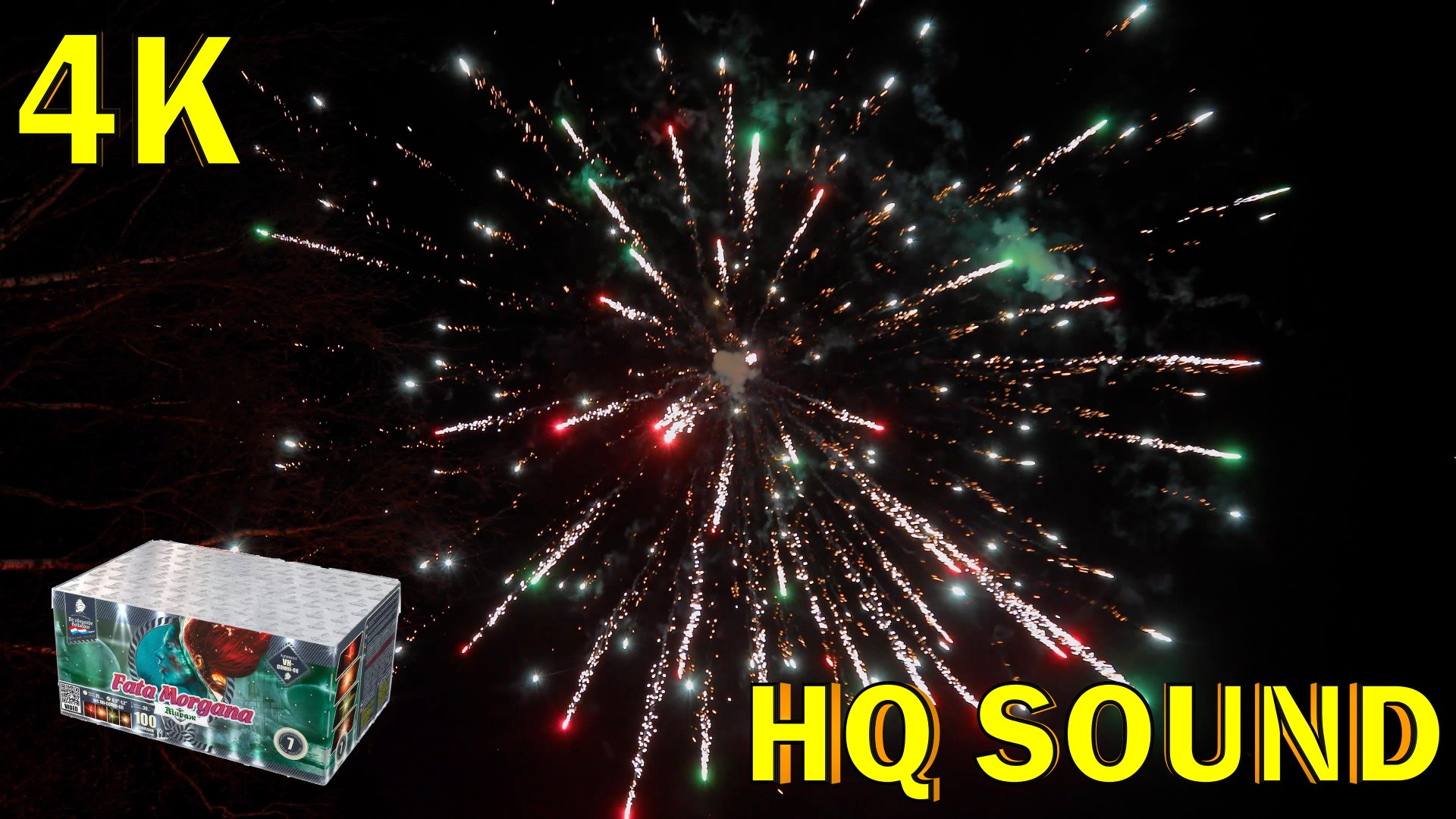 Фейерверк Fata Morgana Мираж (4К, HQ sound)