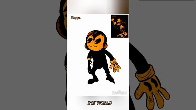 Корри Обитатель АУ  "INK WORLD-414".Корри клон идеальной версии паука Эдгара.