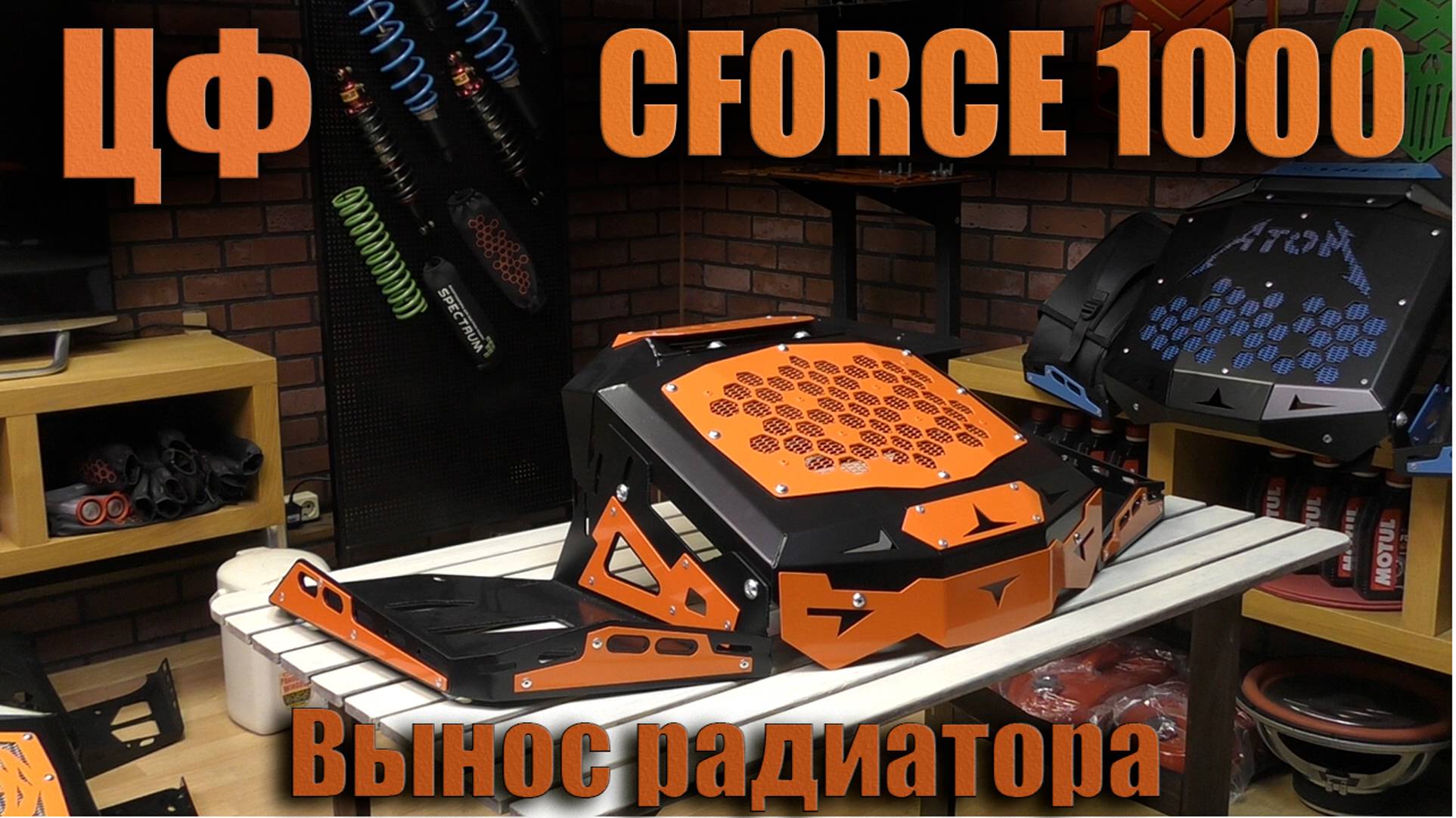 CFORCE 1000 вынос радиатора и шноркель Атом