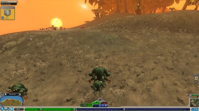 Spore collection. Играю в spore collection но за отшельника лягухазавр!!