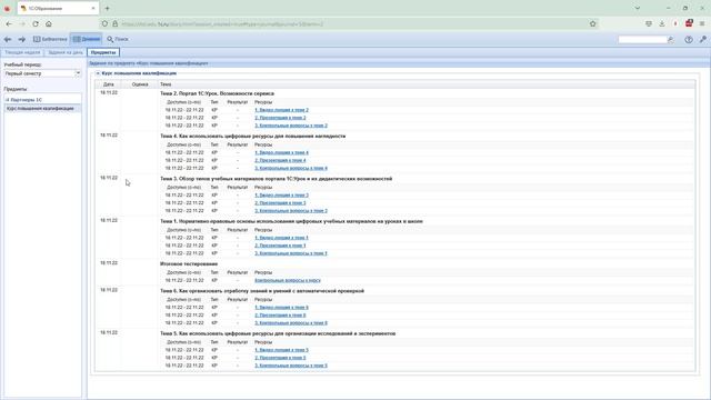 Инструкция по прохождению курса