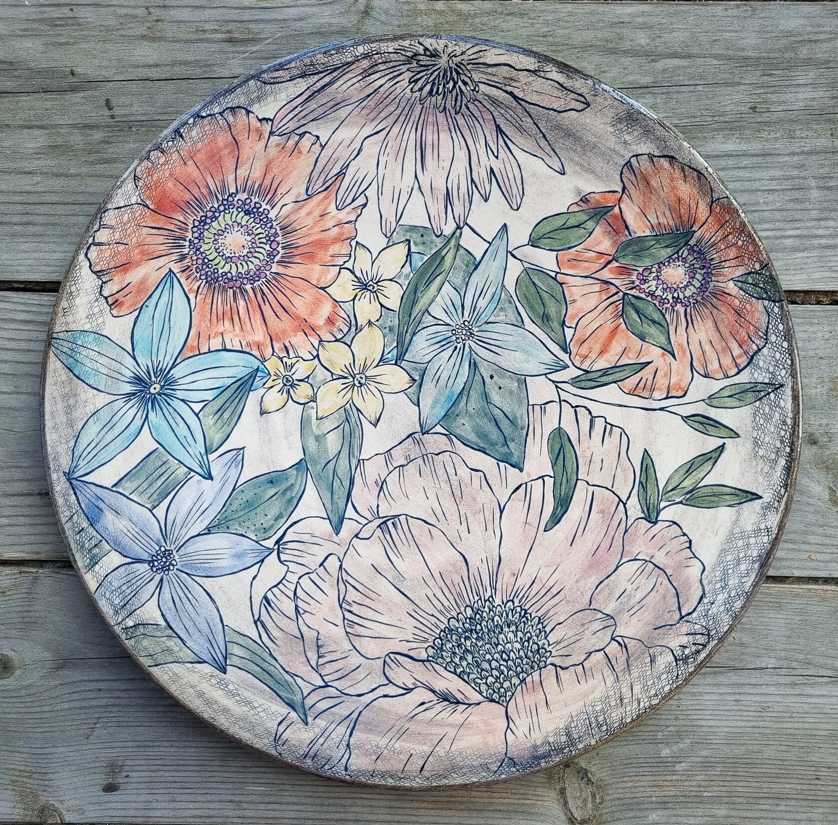 Блюдо "Цветы"