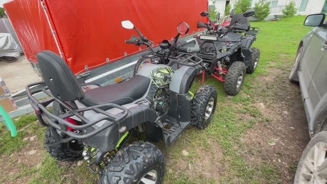 Квадроцикл 200 кубов доработка шноркель и подготовка к воде