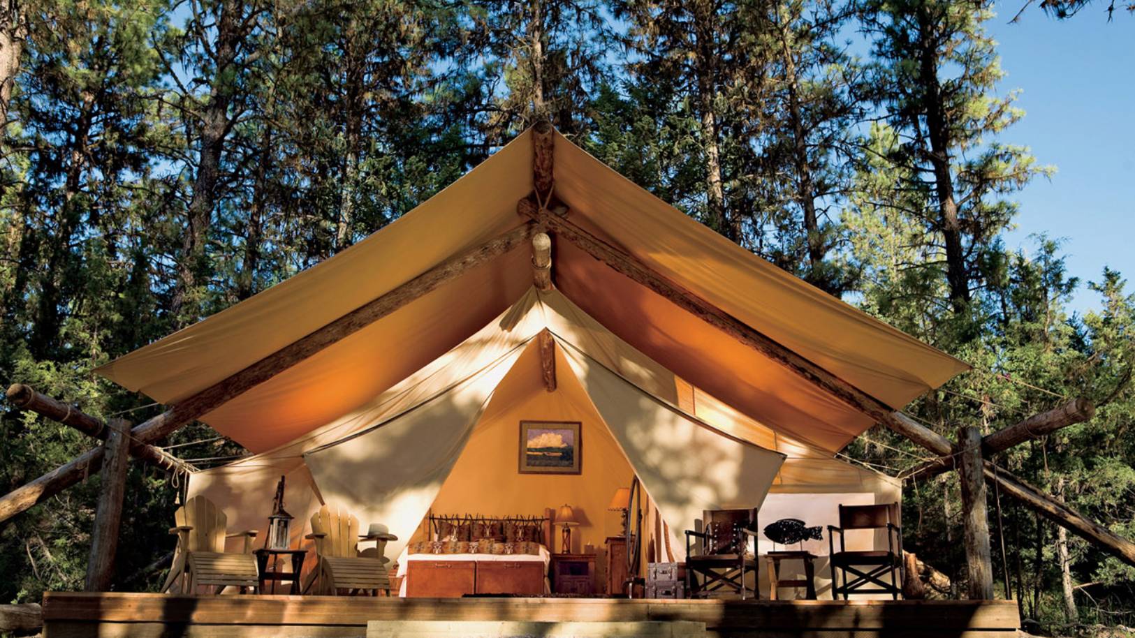 Глэмпинг The Resort at Paws Up — Монтана, США