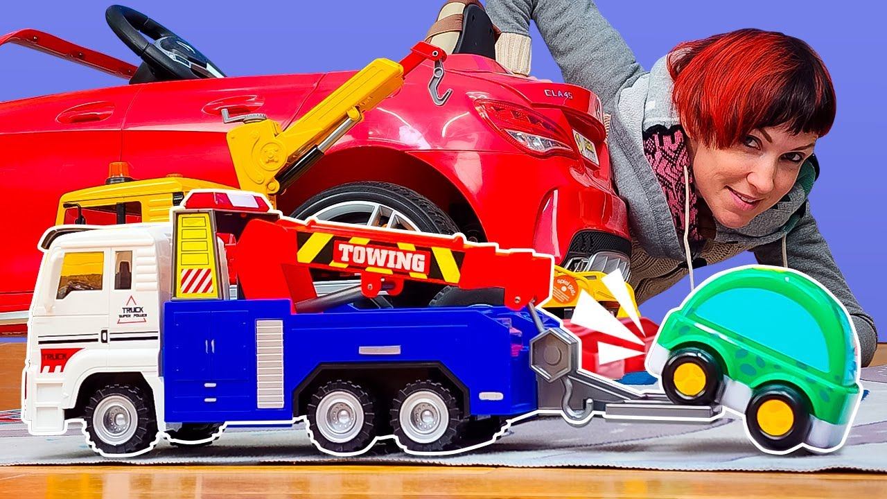 Капуки Машины – Эвакуатор  Развивающие видео про машинки для малышей
