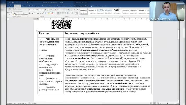 Национальная политика. Зан. 44 (социальная сфера). ДВИ на юрфак МГУ. Петров В.С.