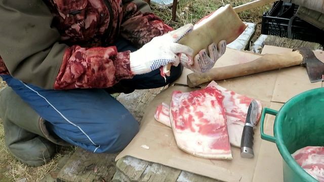 Разделка тушки свиньи. личный опыт