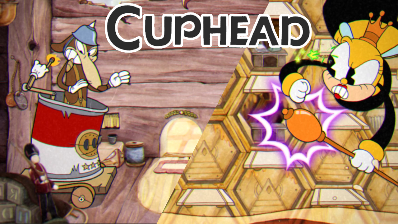Cuphead #4 - ДИКАЯ ПЧЕЛА и ее друг КРЫС