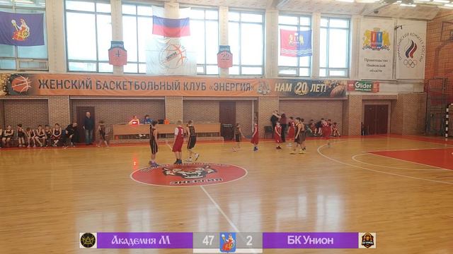 Баскетбол. АкадемияМ-БК Унион 2012г.р. Первенство Ивановской области по баскетболу сезон 2023-2024г.