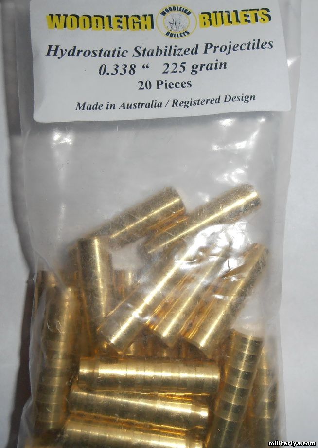 Woodleigh Hydro 9,3mm/.366 286 gr/18,5 грамм