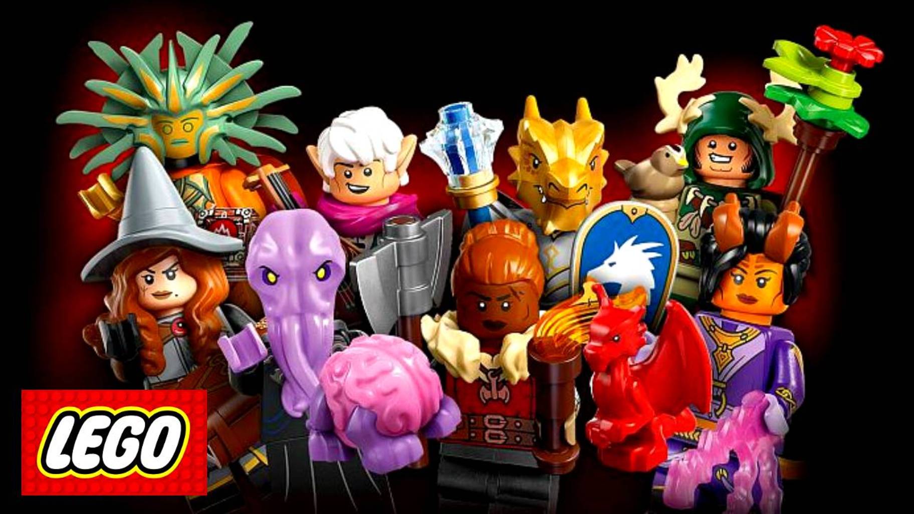 LEGO Minifigures 71047 Dungeons & Dragons Распаковка минифигурок лего