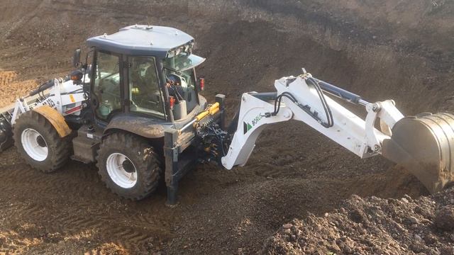 Работа экскаваторного ковша Borus 825