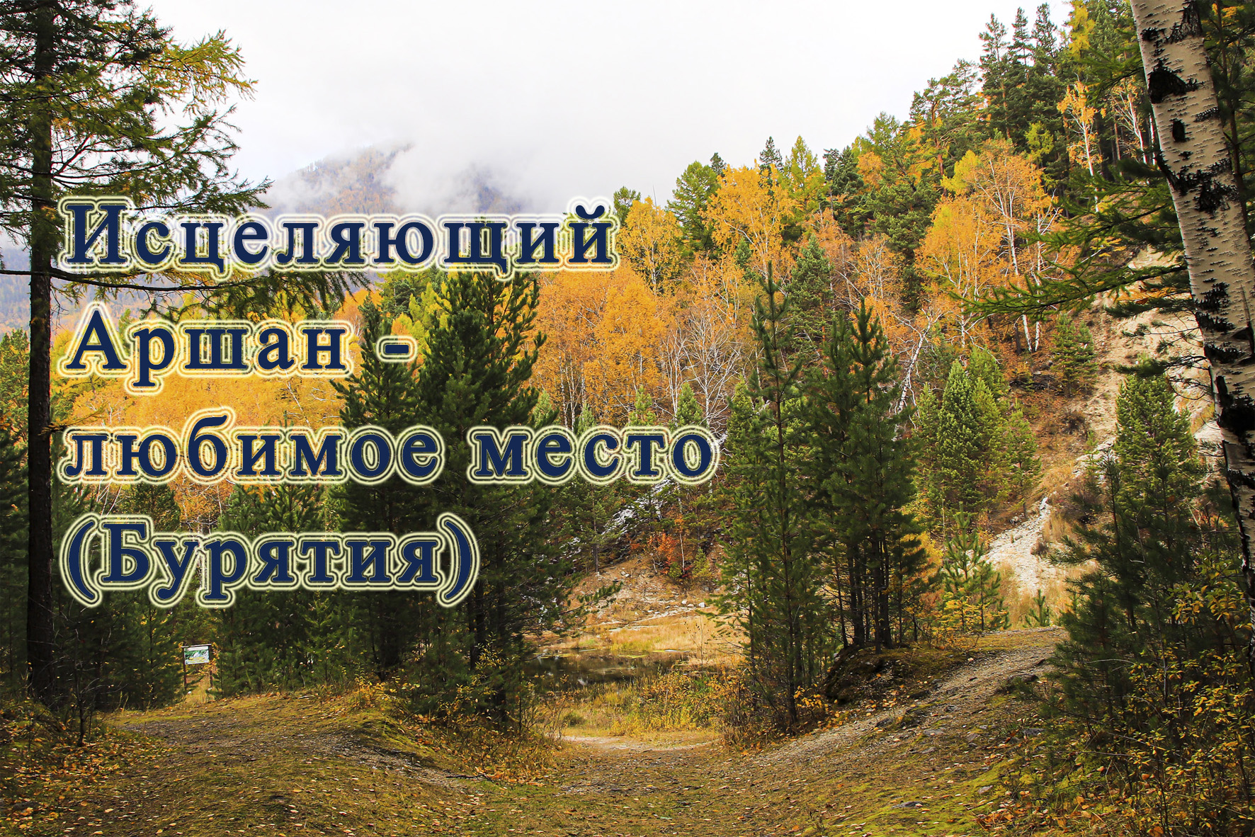 Любимое место... Аршан осенний, Бурятия (фото автора)
