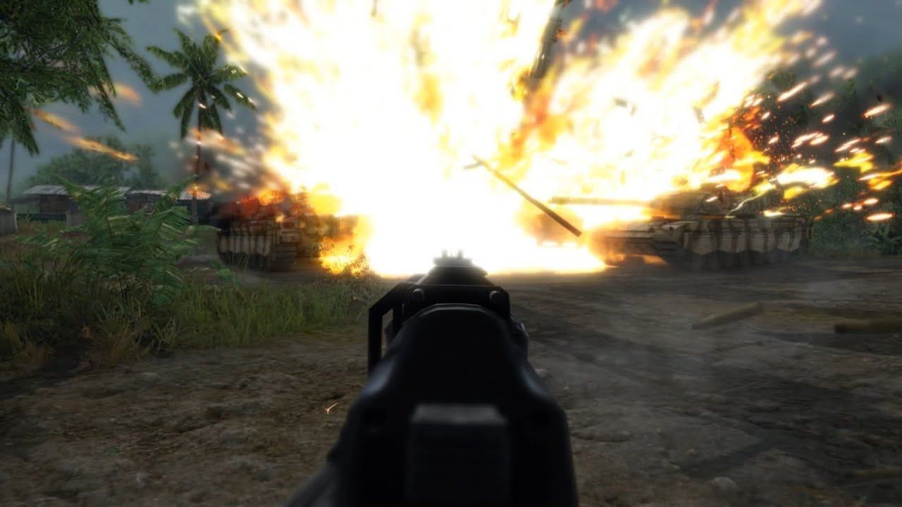 Crysis| Часть 6. Танковый полигон. Уничтожение базы бронетехники. Направляемся к шахте.