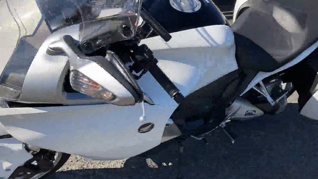Мотоцикл Honda VFR1200F рама SC63 модификация Sport Touring мотокофры пробег 8 т.км White
