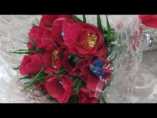 Очень простой вкусный букет из конфеток