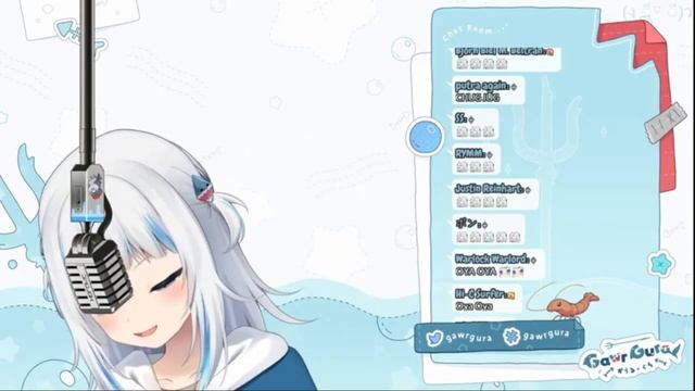 [Hololive - Gawr Gura] Bruno Mars - It Will Rain (laughing version)