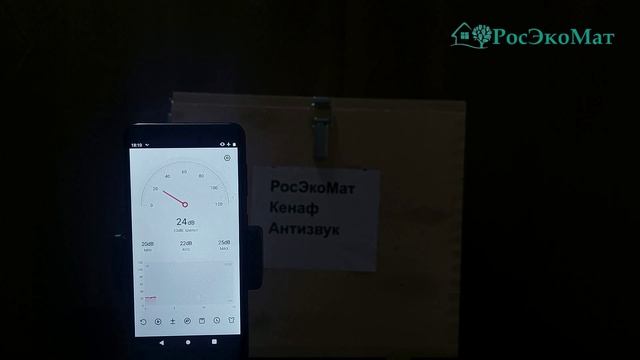 Испытания звукопоглощающих панелей из конопли Росэкомат Антизвук