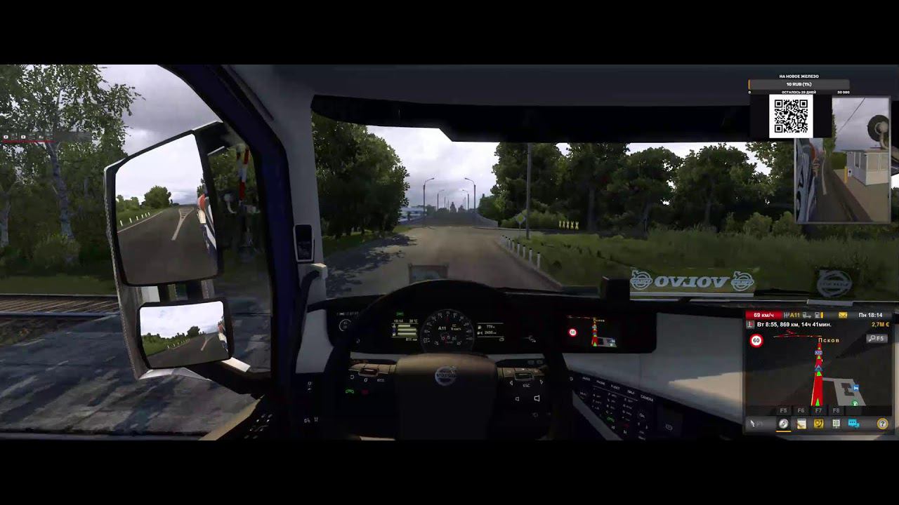 Euro Truck Simulator 2 С грузом по Европе