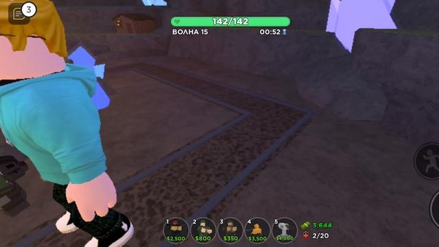 Продолжаем играть в Roblox в режим Tower defense simulator