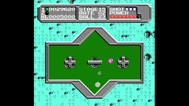 Dendy (Famicom,Nintendo,Nes) 8-bit Lunar Pool / Лунный Бассейн Stage 11-20 Прохождение