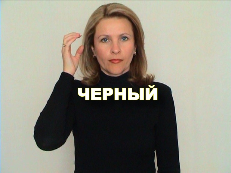 ЖЕСТОВЫЙ ЯЗЫК. СЛОВАРЬ. Черный