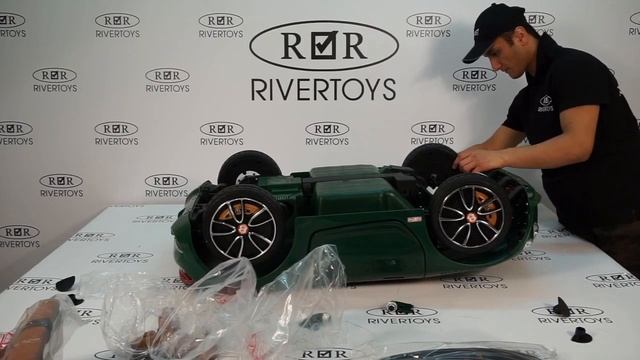 Детский электромобиль Bentley EXP12 (JE1166, RiverToys) сборка