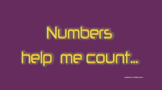 Numbers help me count 1-20 English -  счет от 1 до 20 на английском