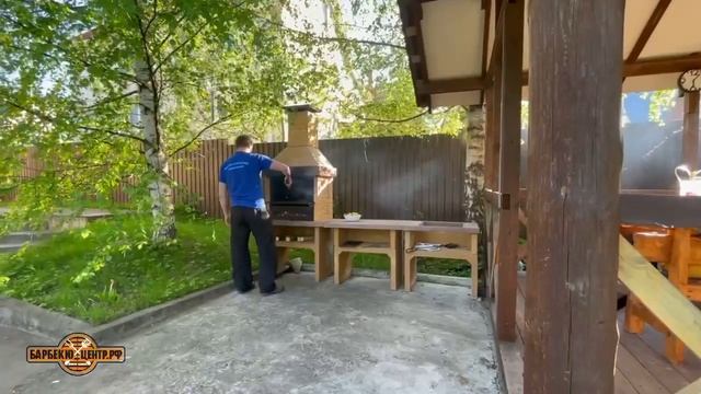 Барбекю-комплекс у нашего клиента!