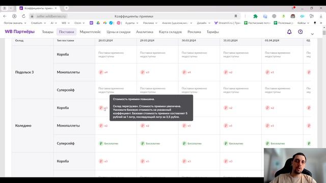 Обзор кабинета ВБ