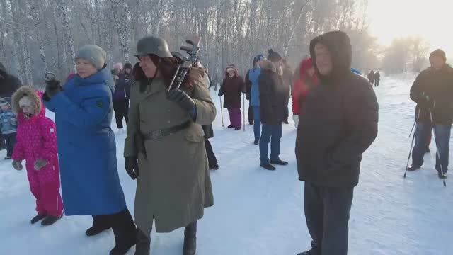 Реконструкция посвященная годовщине Битвы под Москвой