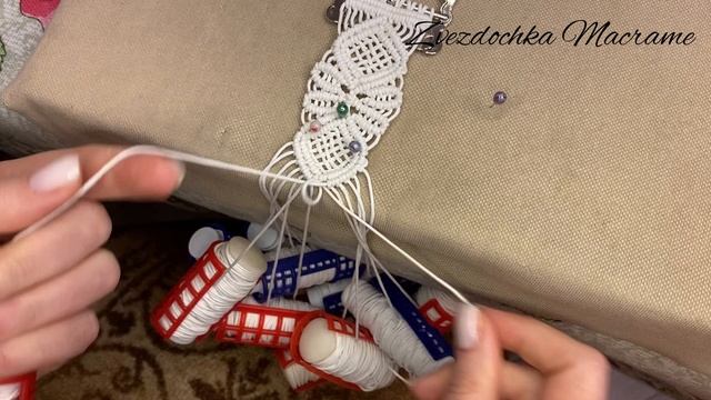 Мастер-класс: Пояс техникой макраме.