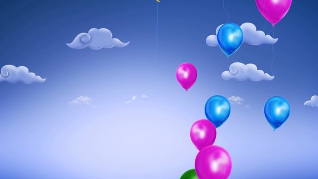 ВИДЕО ФОН FULL HD ДЕНЬ ШАРОВ