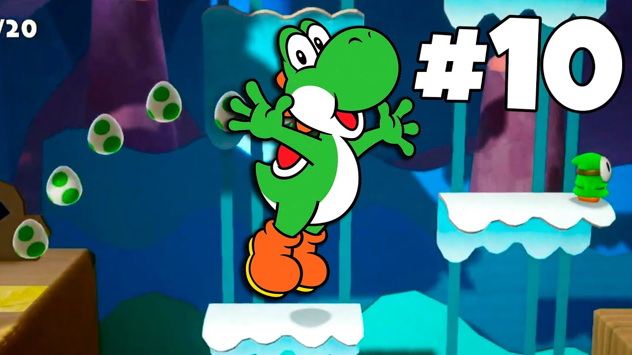 Мир отважного Йоши I Yoshi's Crafted World 10 серия прохождения игры на канале Йоши Бой