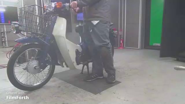 Мотоцикл minibike дорожный Honda C50 Super Cub E рама AA01 байк питбайк скуретта корзина багажник