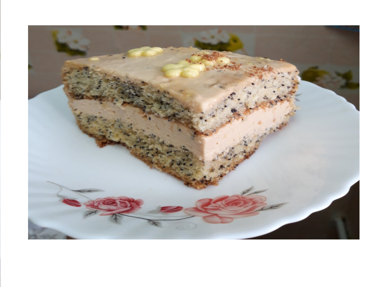 Маковый торт с  карамельным кремом.wmv