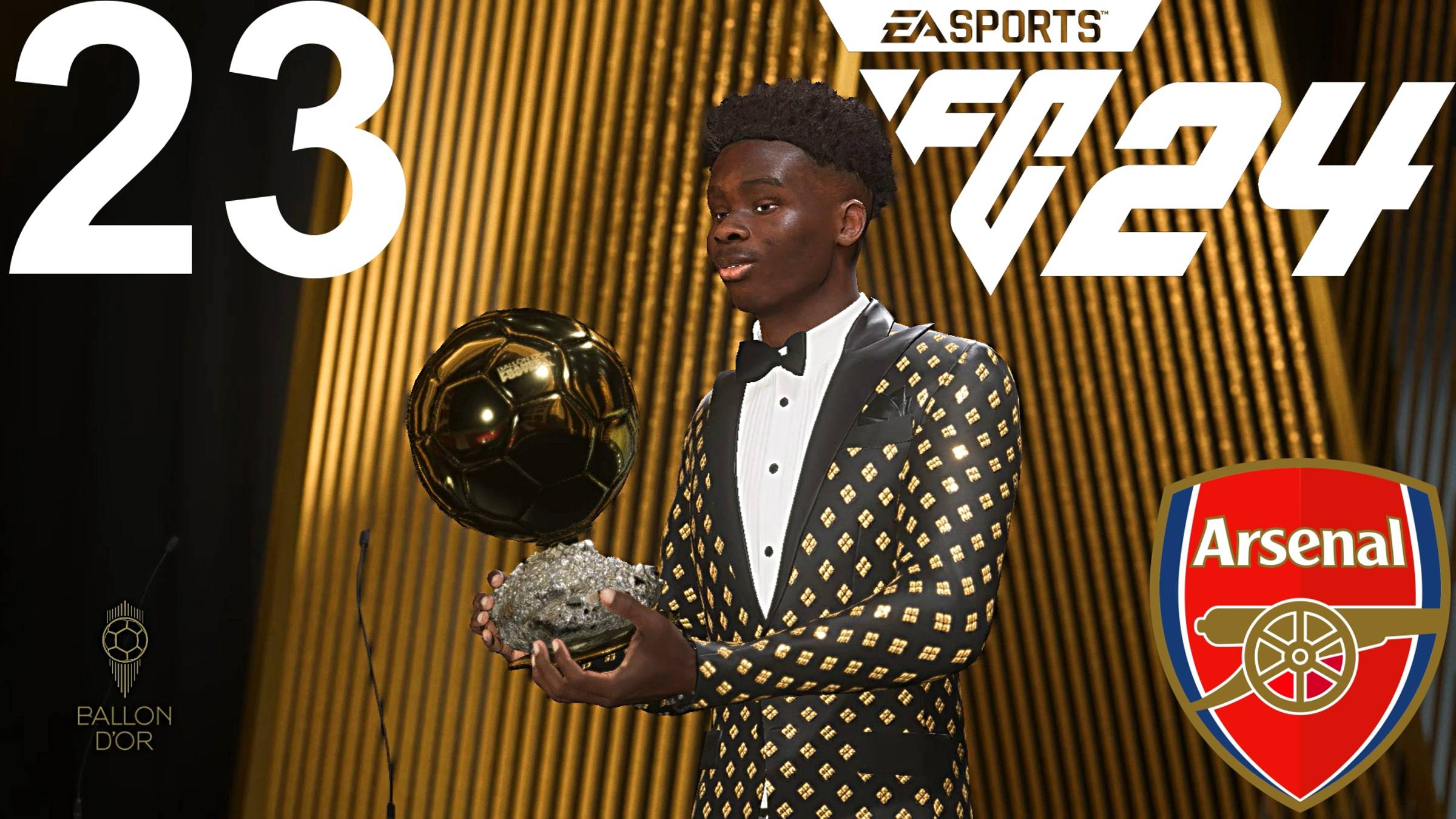 FC 24 КАРЬЕРА ЗА АРСЕНАЛ #23 - САКА ВЫИГРАЛ ЗОЛОТОЙ МЯЧ и 1/8 КАРАБАО КАП С НЬЮКАСЛОМ!!!