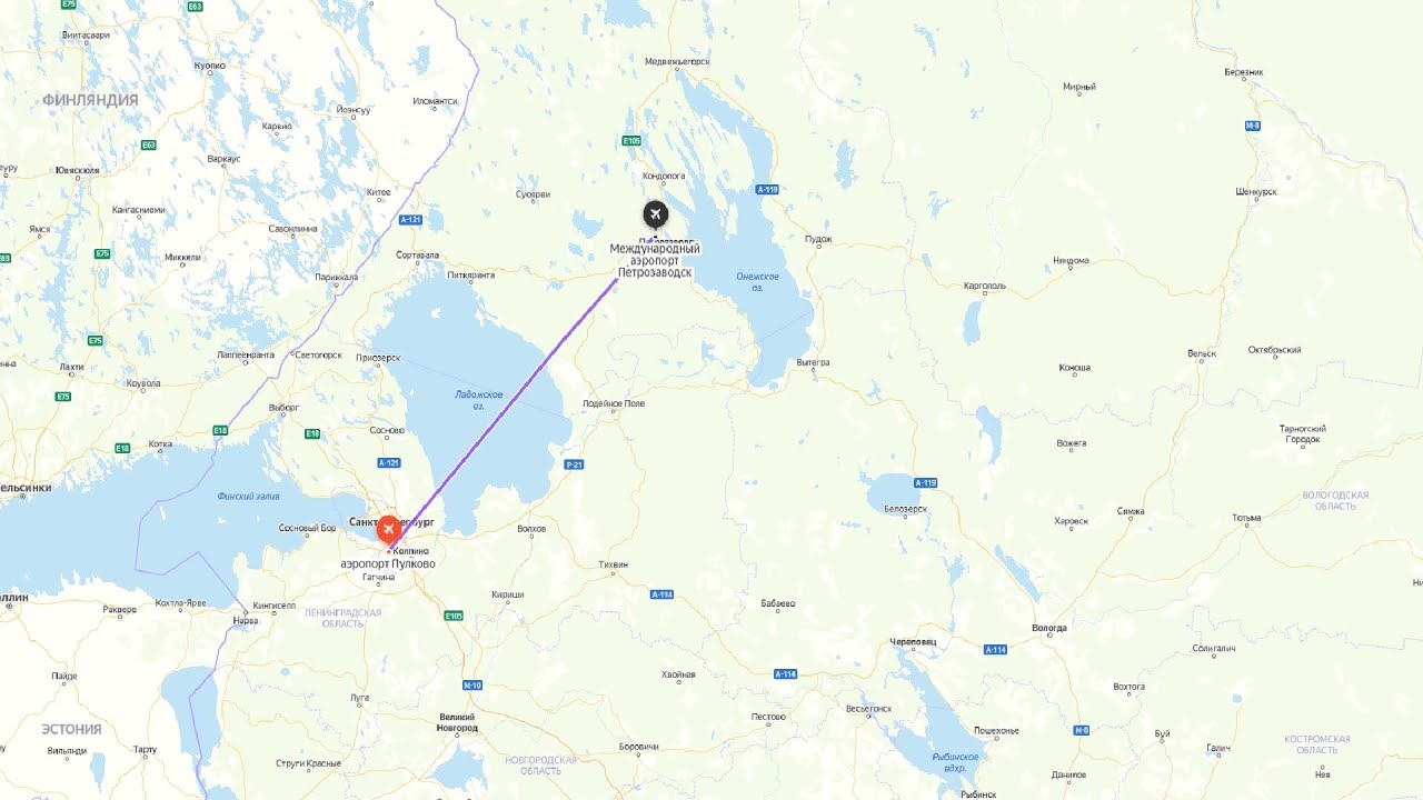 MSFS 2020 // All Russia 04/90. St. Petersburg (Pulkovo / ULLI) - Petrozavodsk (Besovets / ULPB).