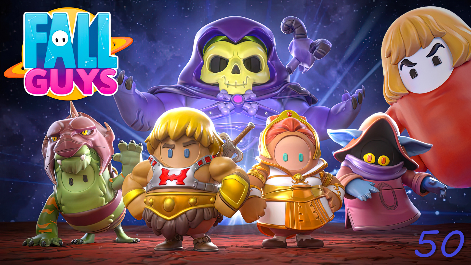 Корона и парик принца Этернии – Fall Guys #50