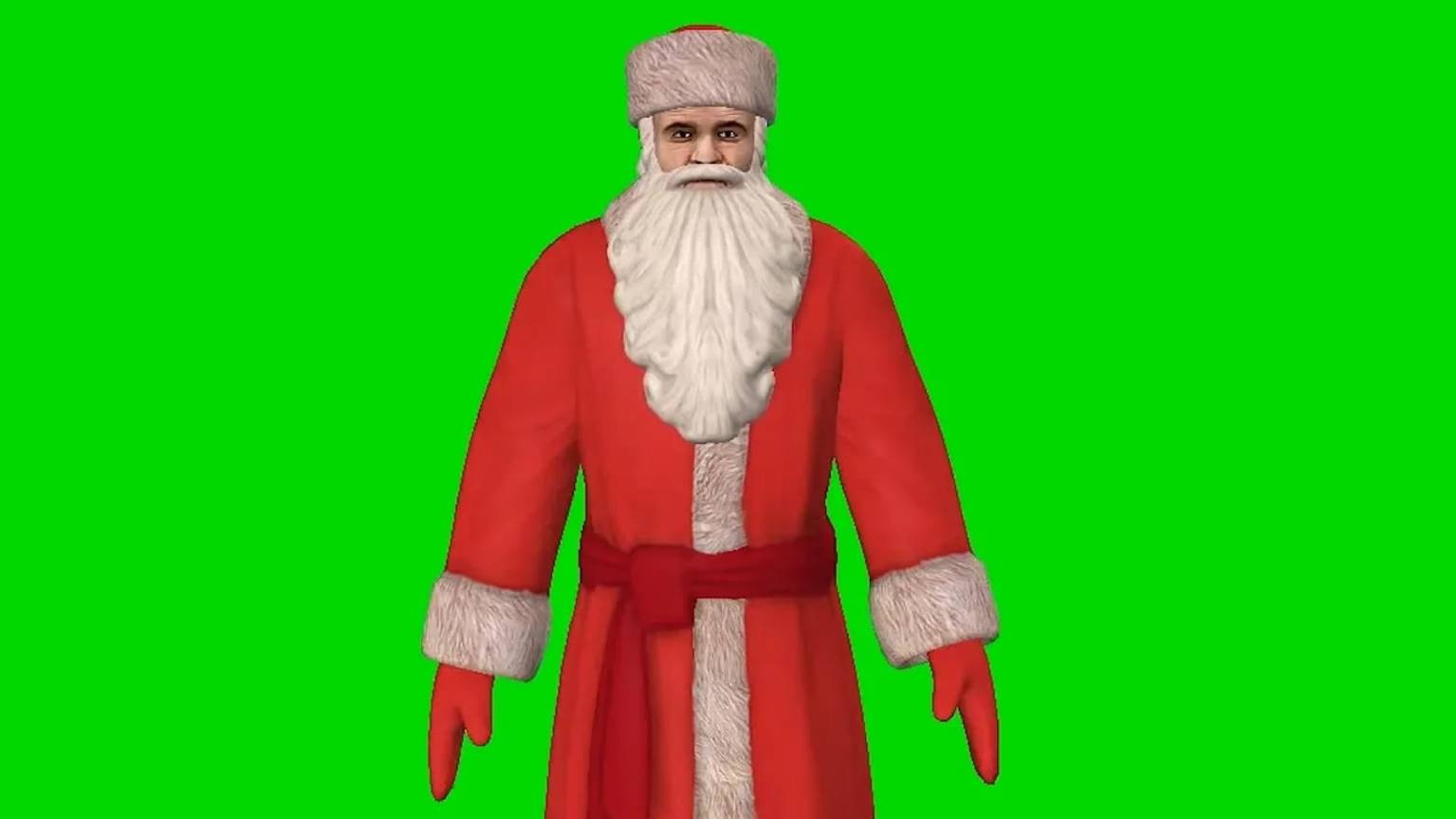 Stalker Online Green Screen - Дед Мороз
