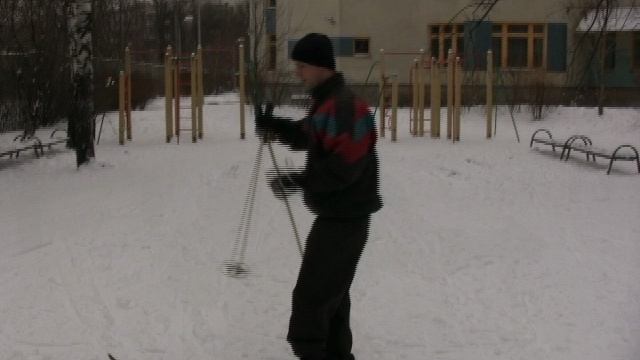 Скользящий шаг - передвижение на лыжах