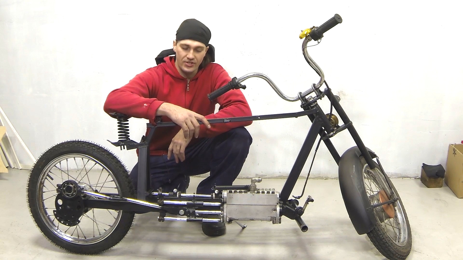 Паровой мотоцикл. 3 серия