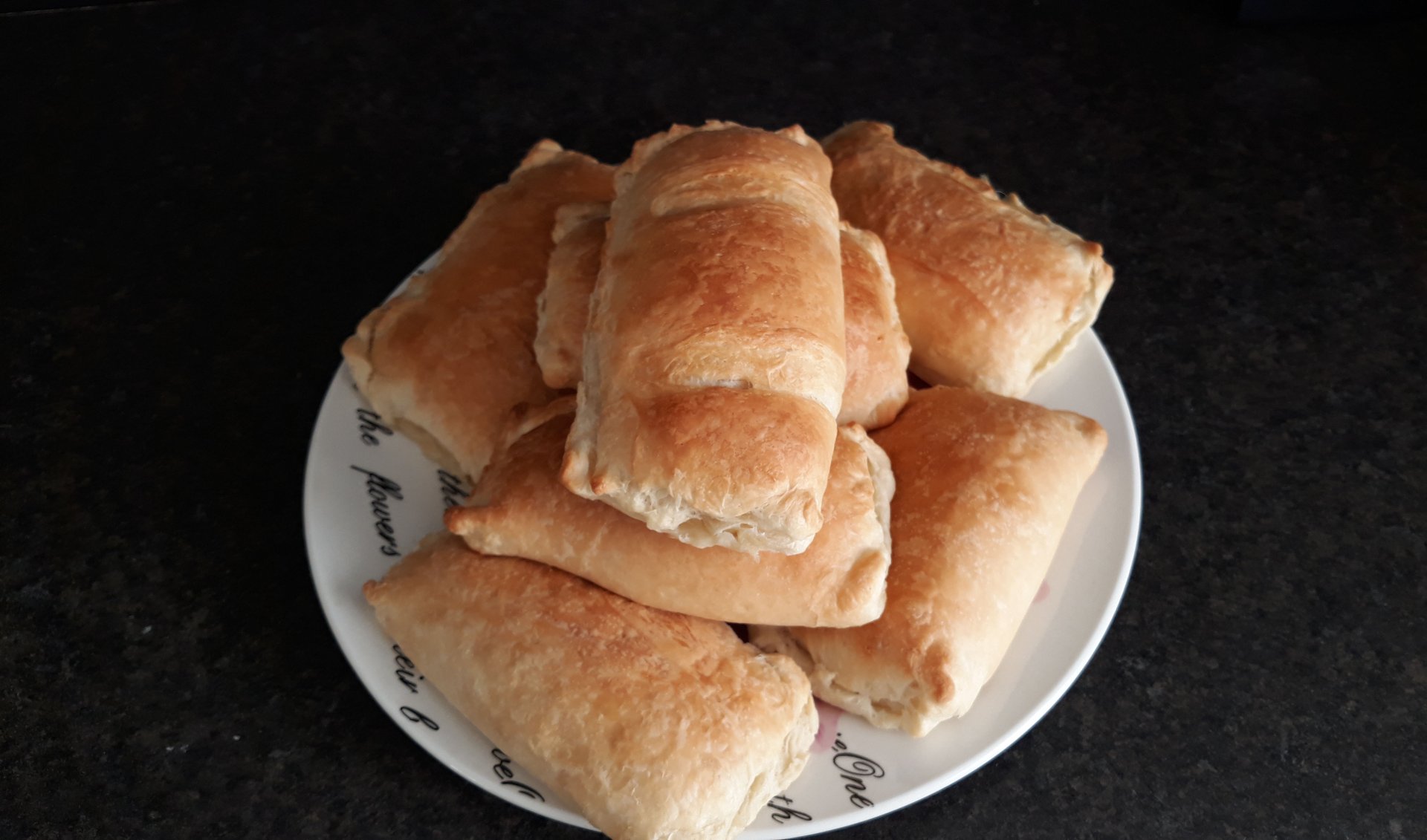 Конвертики с яблоками I Слойки к чаю I Быстрая выпечка