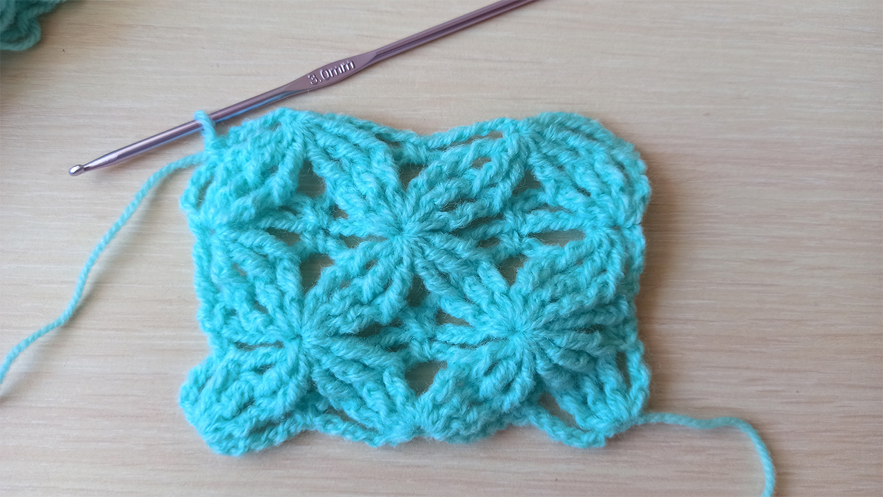 Шикарный узор крючком. Увидела влюбилась.