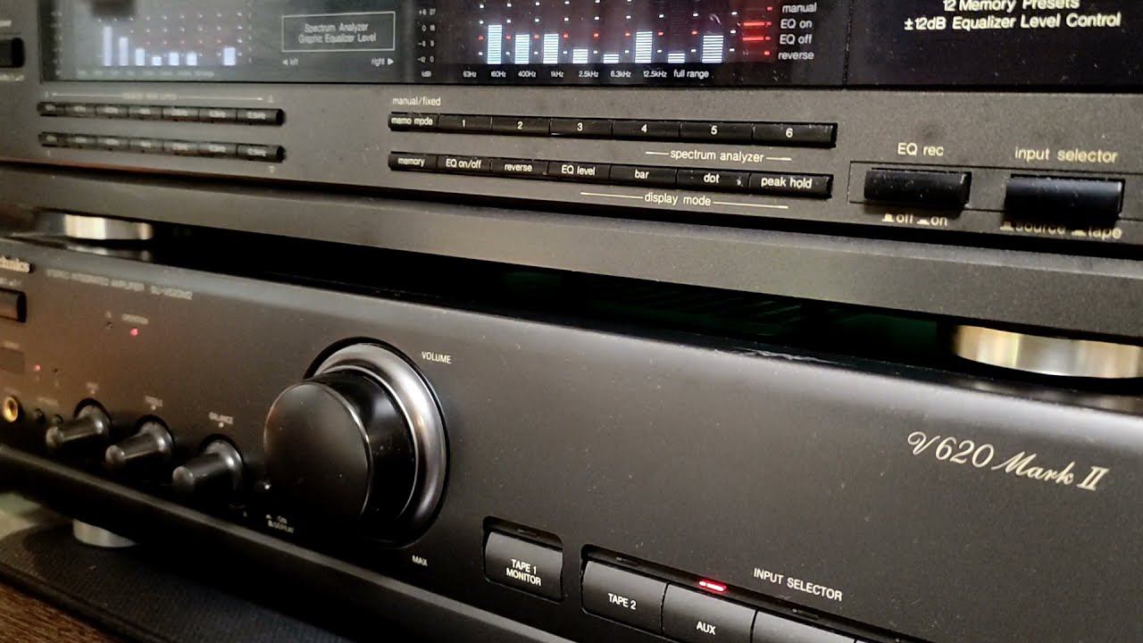 Как правильно подключить эквалайзер  Technics SH-GE70 к усилителю Technics с кнопкой монитор