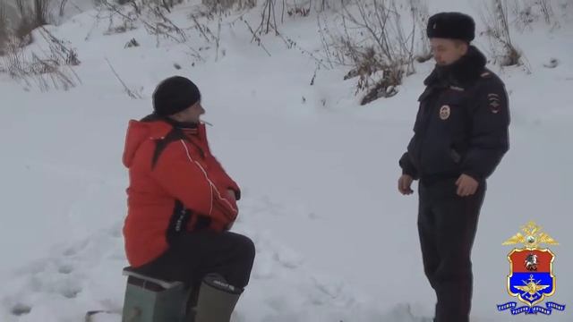 Водная полиция. Работа в зимний период.