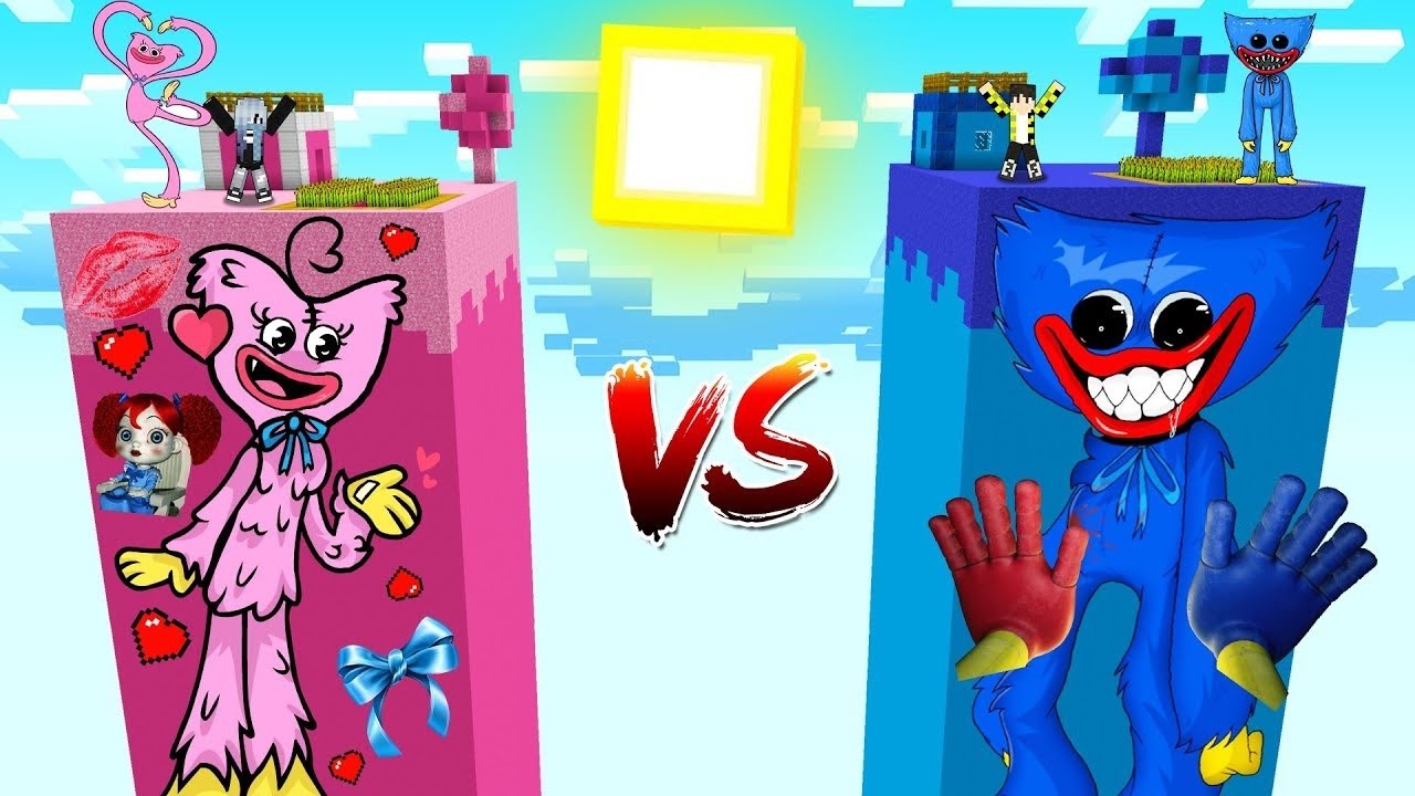 ЧАНК ХАГГИ ВАГГИ против ЧАНКА КИССИ МИССИ в майнкрафт ! HUGGY WUGGY POPPY PLAYTIME MINECRAFT SCP